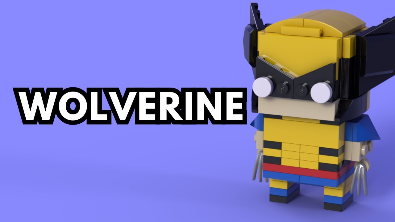 How To Make A Wolverine Brickheadz - YouTube
