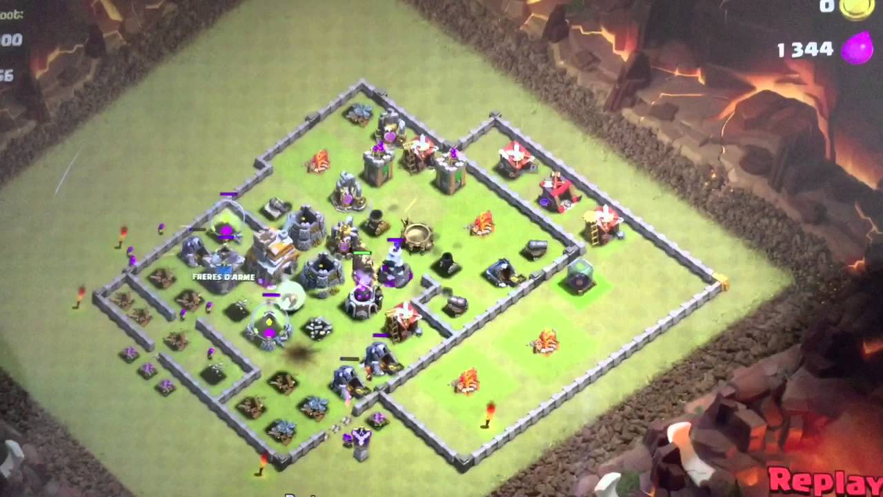 Th6 Attack Strategy Clash Of Clans! 3 Stars Against Th7 - YouTube