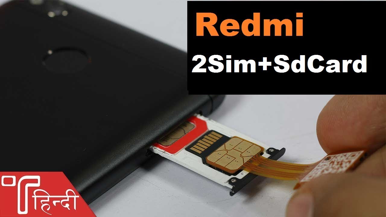 How To Use Dual Sim Card With Sdcard in hybrid sim slot - YouTube