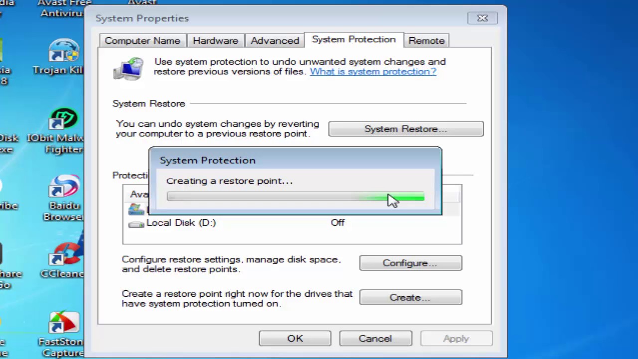 How To Create Restore Point Manually - Easy Way - YouTube