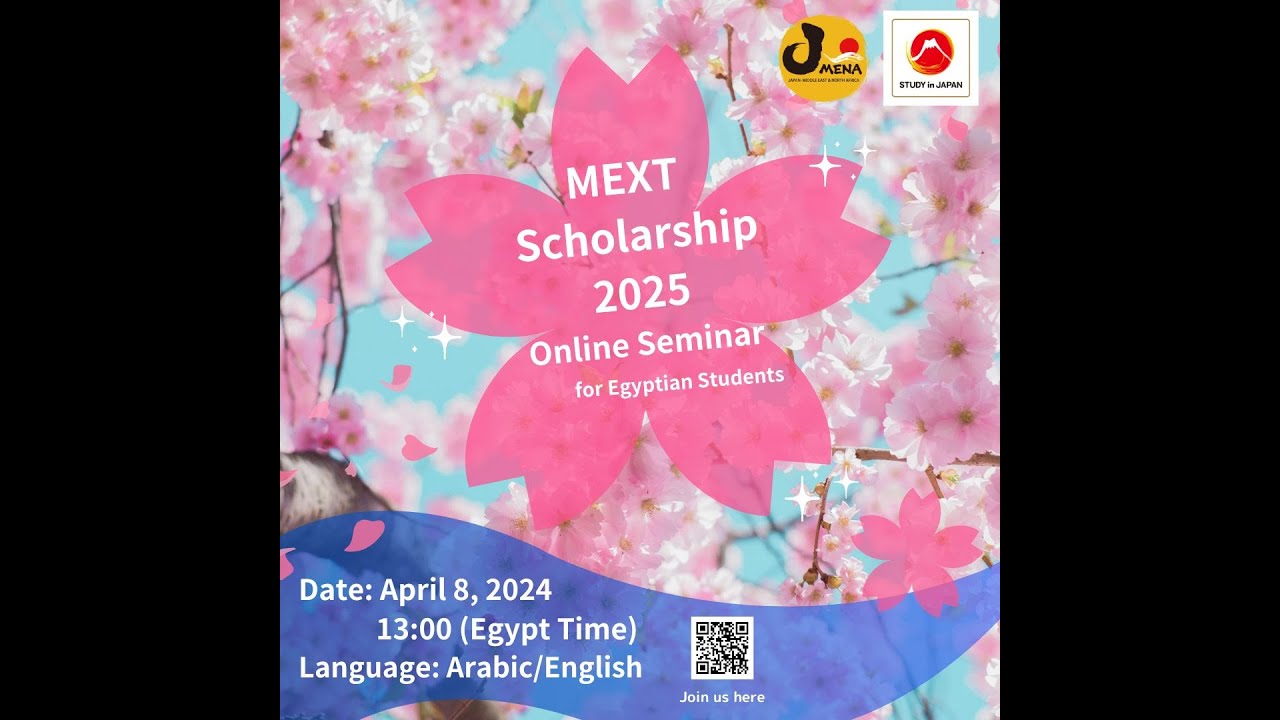 MEXT Scholarship 2025 Information Session with the Embassy of Japan in ...