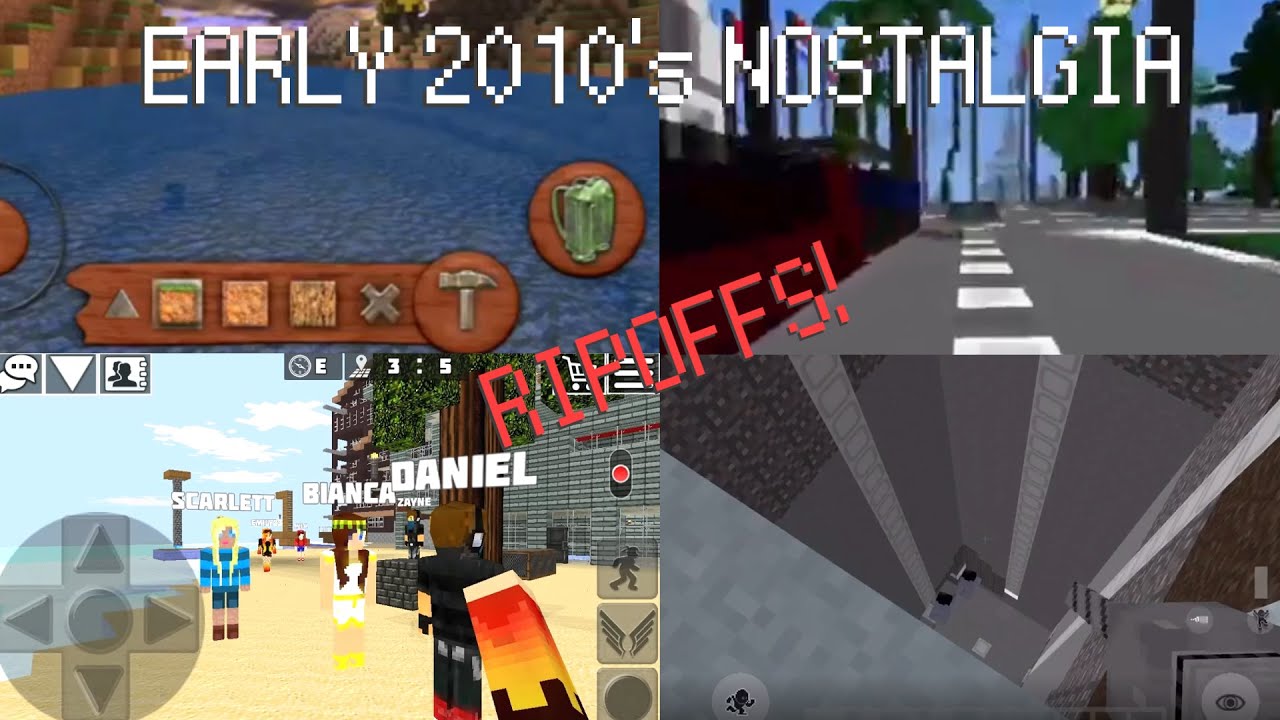 5 NOSTALGIC Minecraft COPIES from Early 2010's! - YouTube
