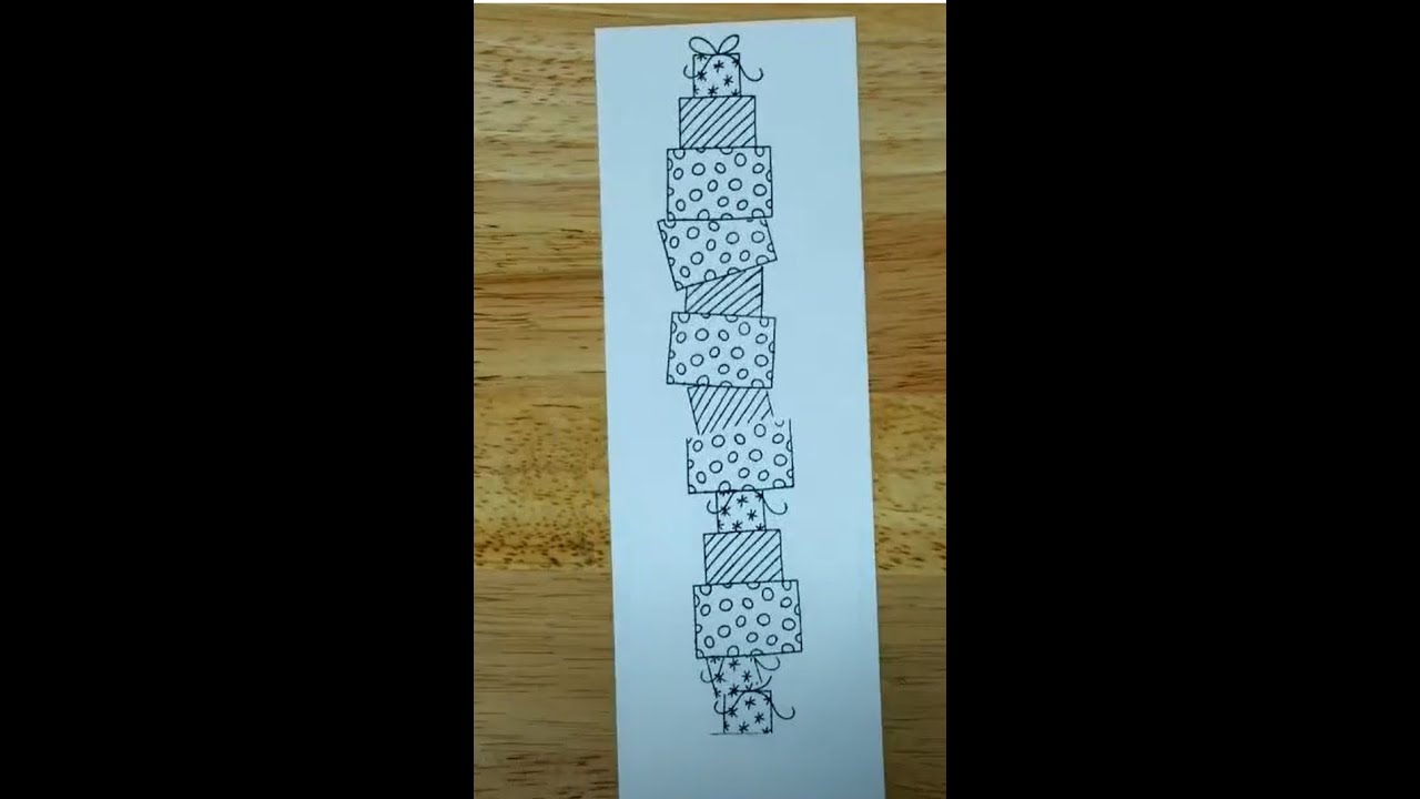 Day #21 Part 1: Masking and stacking presents using Stampin' Up products - YouTube