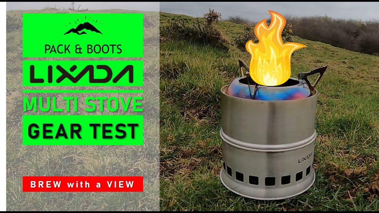 Lixada Portable Stainless Steel Gasifier Wood Stove | First Impressions ...