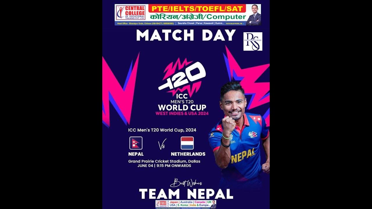 Nepal vs Netherlands live review T20 worldcup 2024 - YouTube