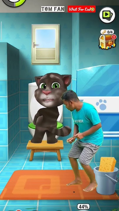 Talking Tom Real Life Bathroom Toilet Dance π€£ππ Shorts Youtube
