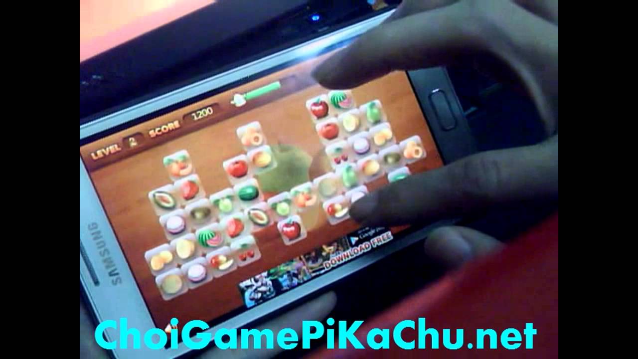 Chơi game Pikachu Hoa Quả - Trái Cây trên điện thoại miễn phí - YouTube