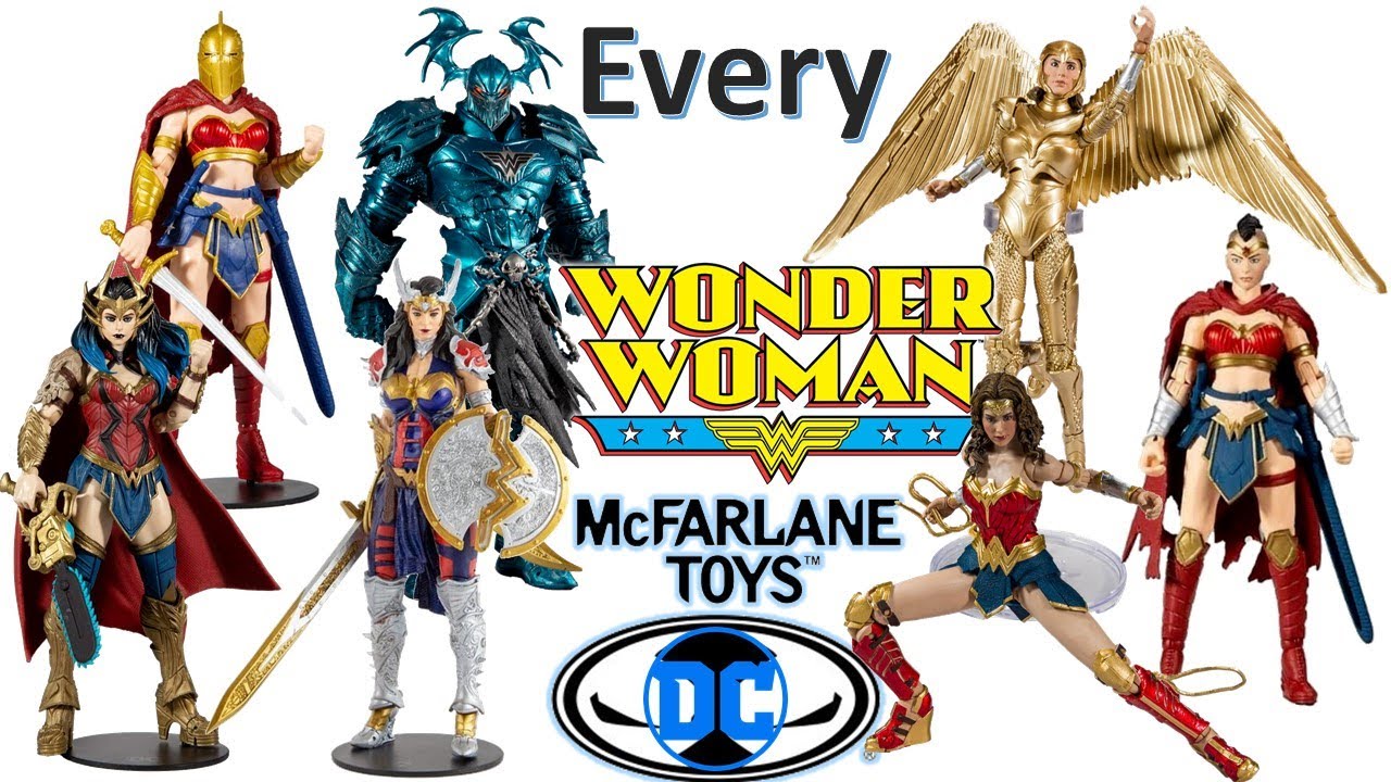 **see newer video** Every DC Multiverse McFarlane Toys Wonder Woman ...