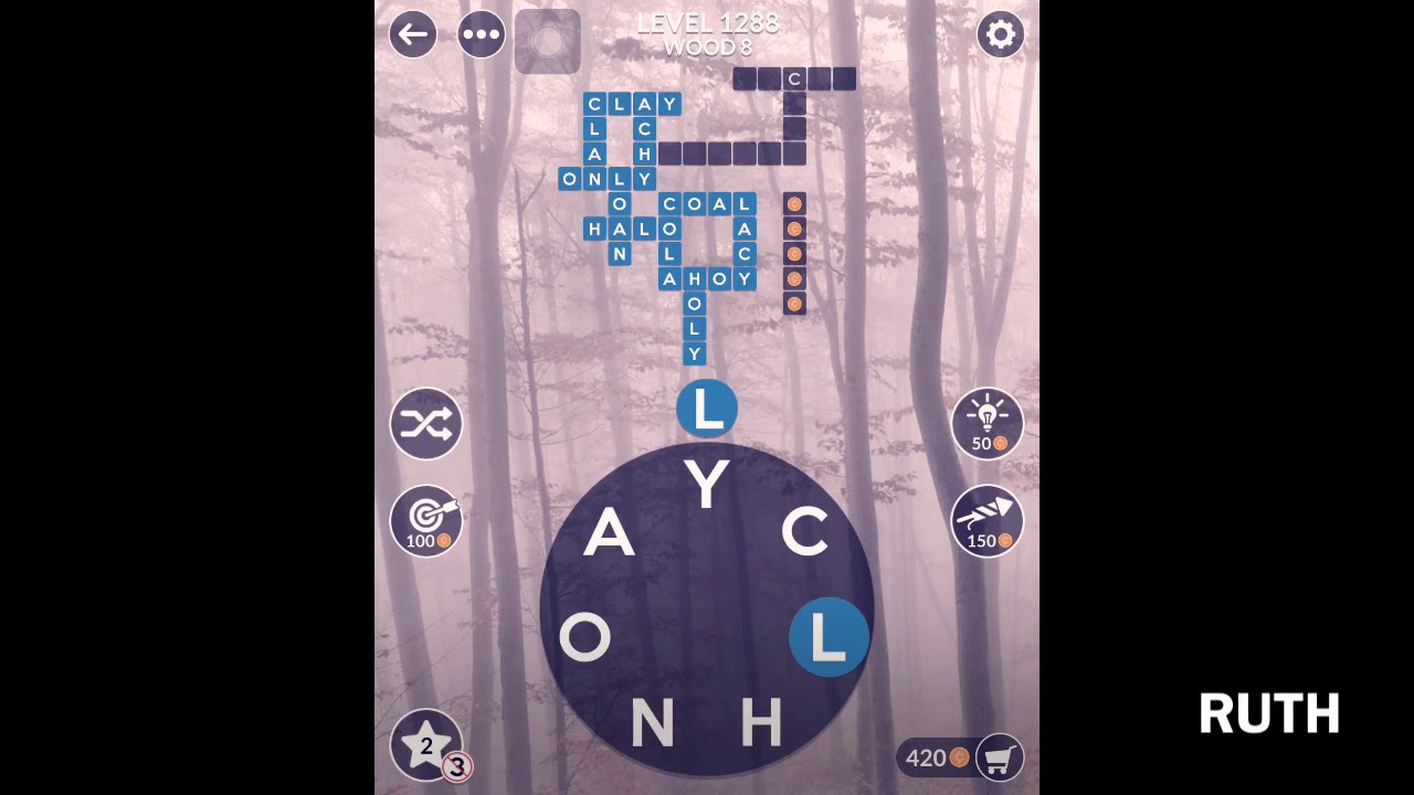 Wordscapes Level 1288 Wood 8 - YouTube