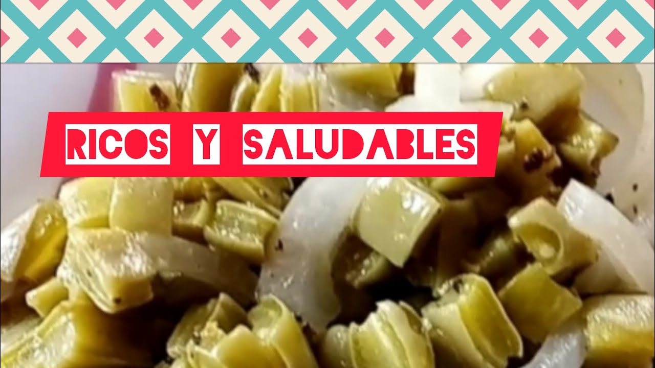 NOPALES CON CEBOLLA Y ORÉGANO - YouTube
