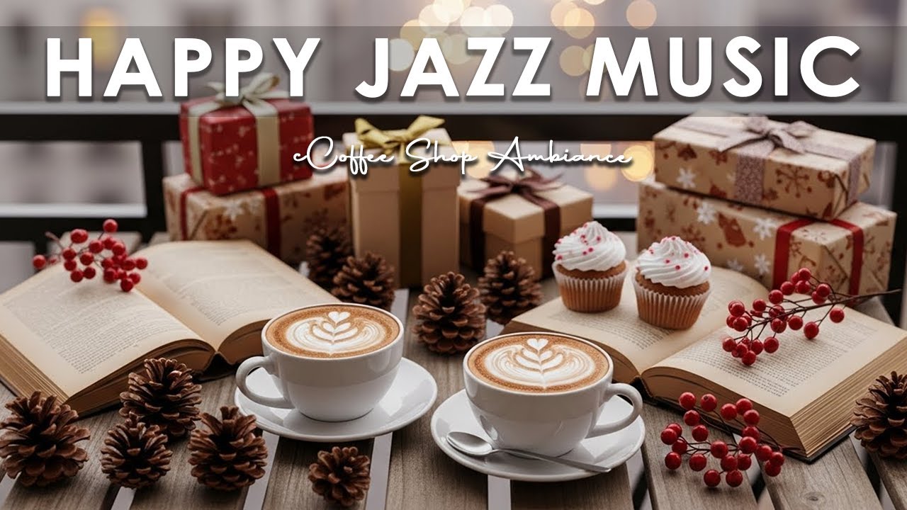 Happy Jazz Music☕ Coffee Shop Ambiance | Positive Bossa Nova ...