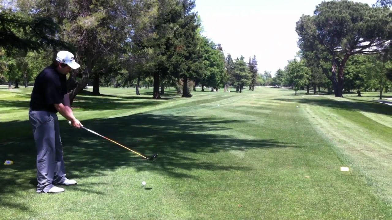 Ancil Hoffman Golf Course Hole 18 teebox - YouTube