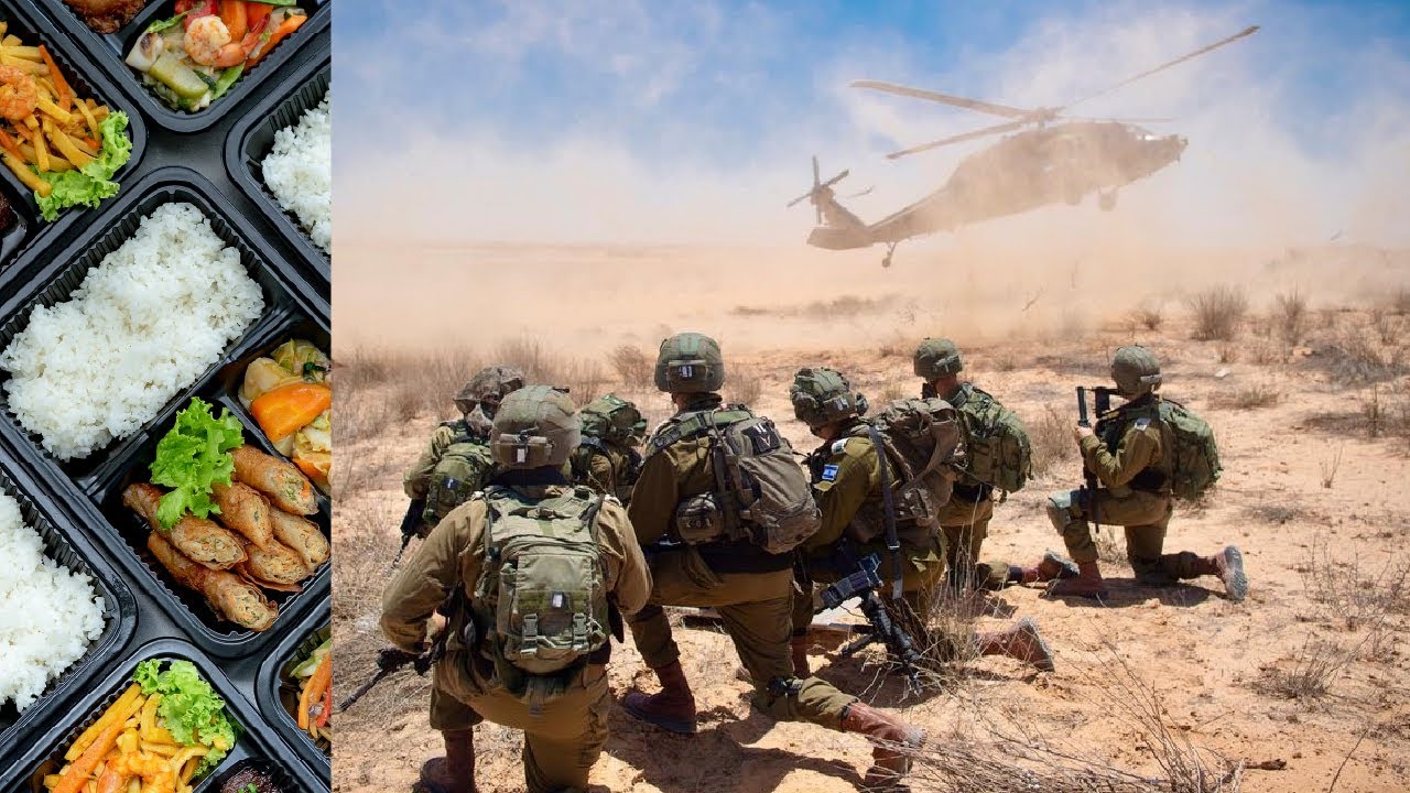 Cooking food for IDF soldiers and residents of the south - YouTube