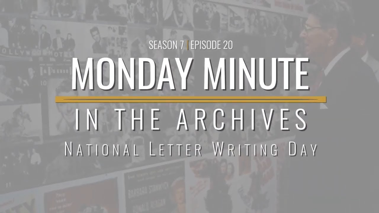 Monday Minute Season 7 Ep 20 National Letter Writing Day YouTube monday-minute-season-7-ep-20-national-letter-writing-day-youtube