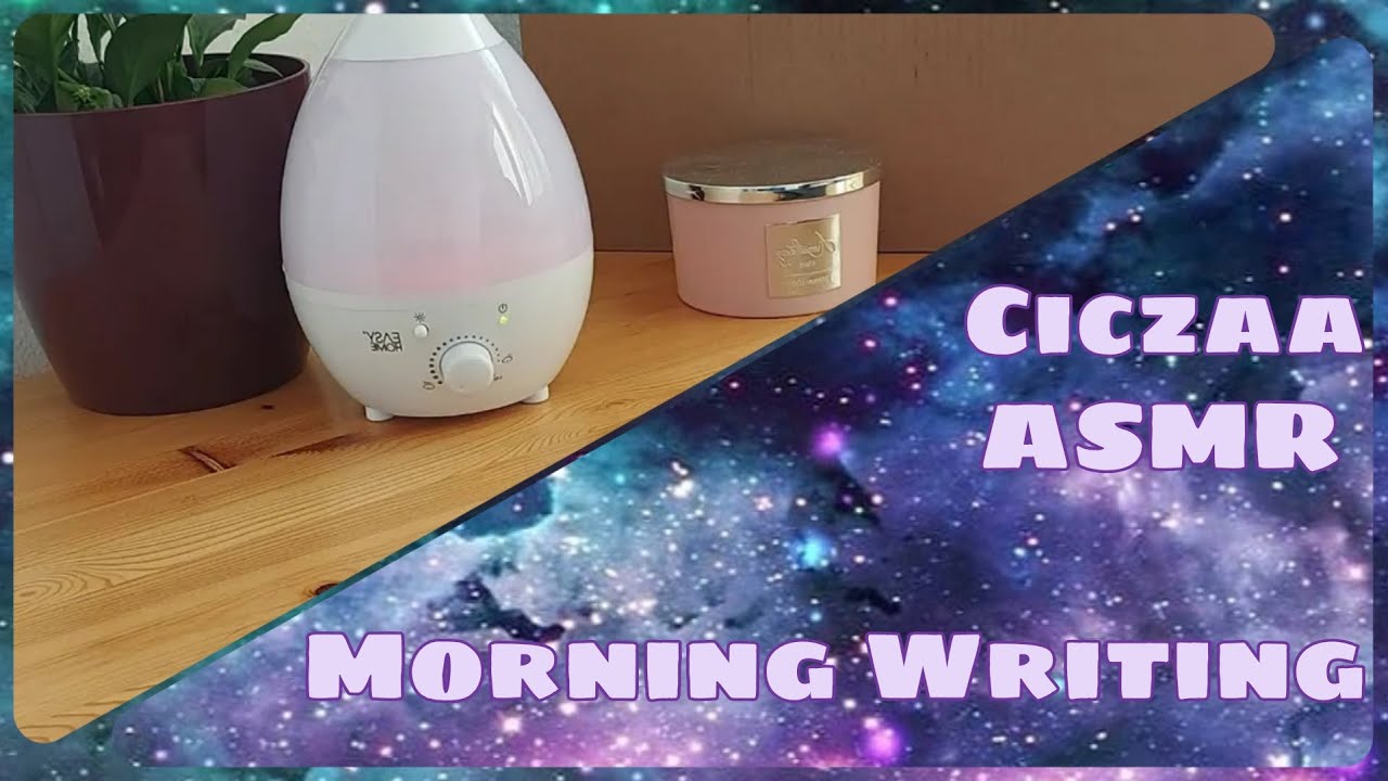 [ASMR] Writing Minutes in the Morning - YouTube