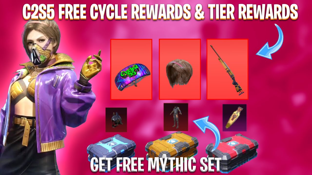 HOW TO COLLECT C2S5 CYCLE REWARDS IN PUBG MOBILE | GET FREE MYTHIC ...