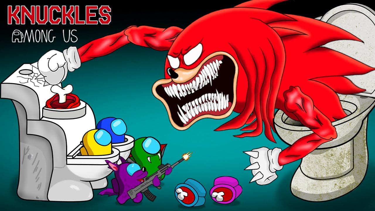 Among Us Battles Shin Knuckles Escaping Skibidi Toilet | Peanut ...