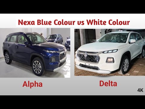 Grand Vitara Nexa blue Colour Vs White Colour Compare - YouTube