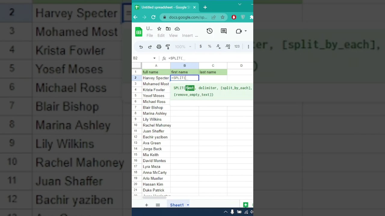 How To Split A Cell Content In Google Sheet YouTube How To Split A Cell Content In Google Sheet YouTube