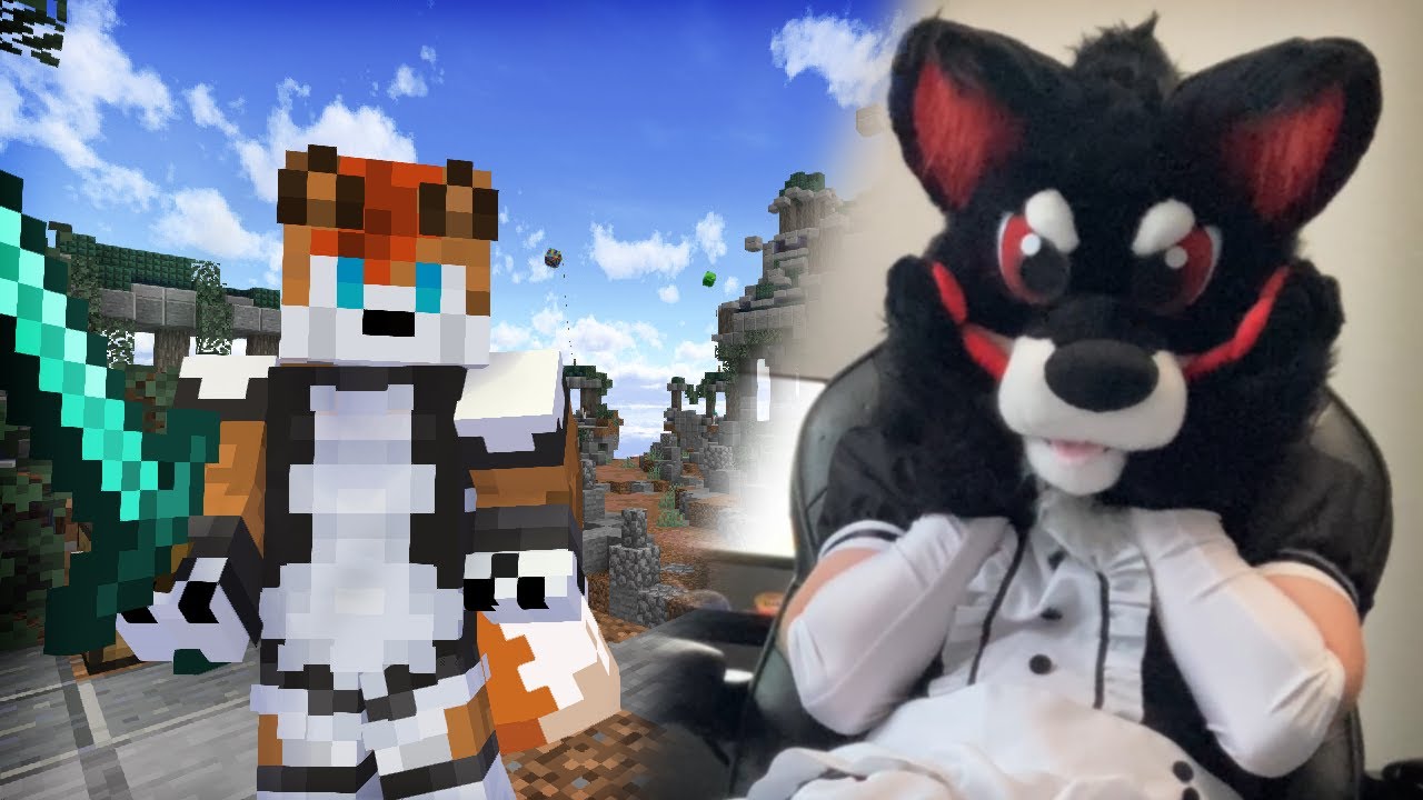 I Played Minecraft in a Fursuit - YouTube