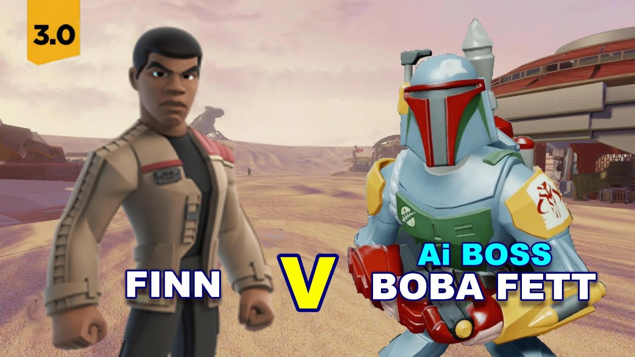 Disney Infinity 3.0 Finn v Ai Boss Boba Fett 'Extreme' - YouTube