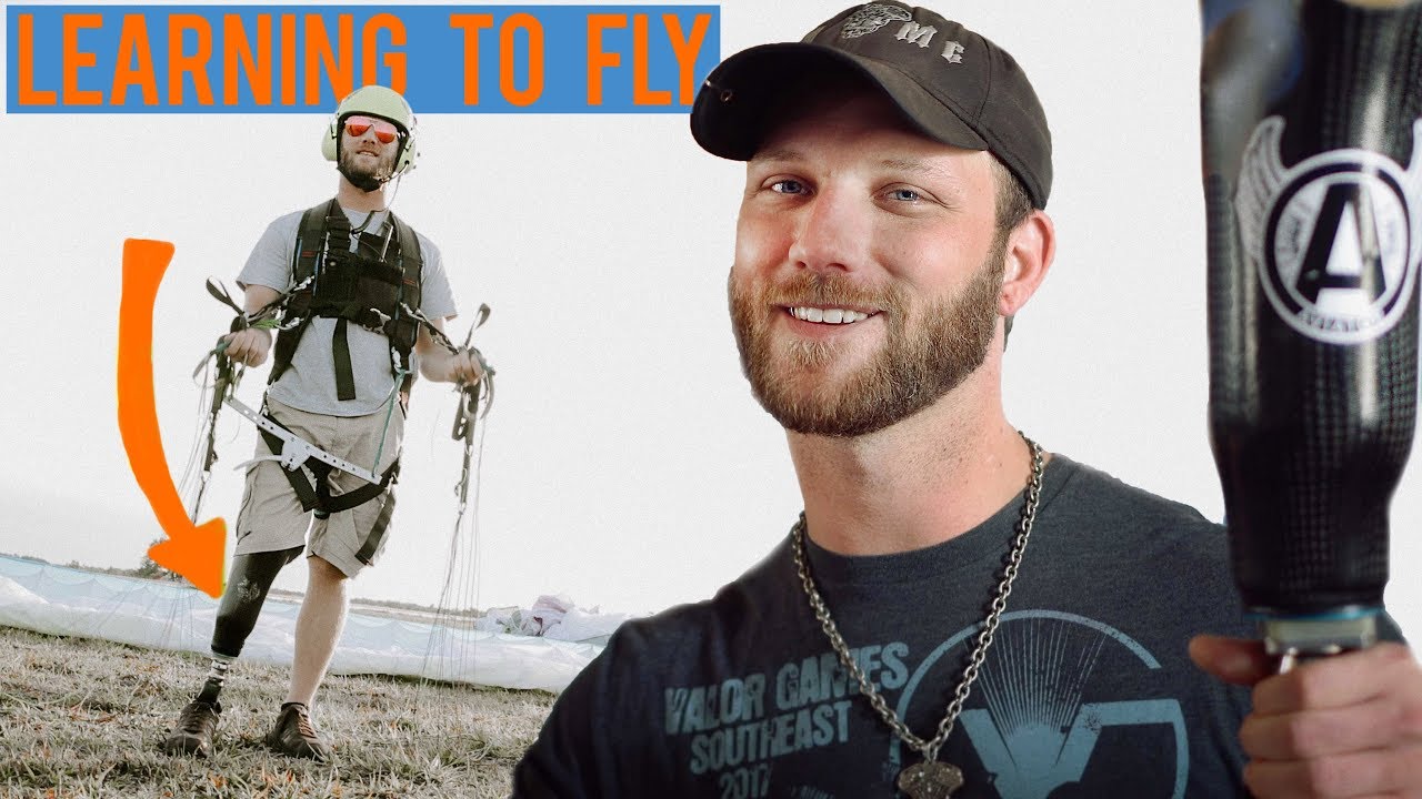 Life Changing Organization Teaches Amputee HOW TO FLY! - YouTube