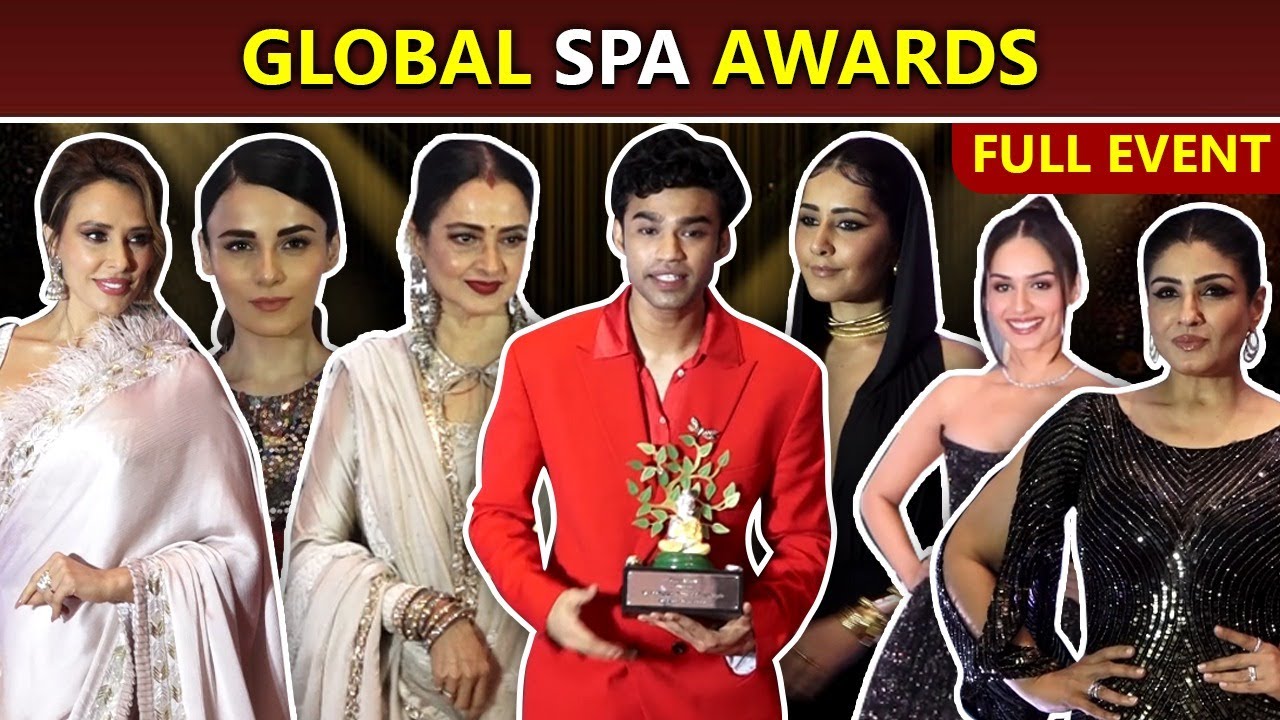 Global Spa Awards FULL Event | Rekha, Bhagyashree, Zareen Khan, Babil ...