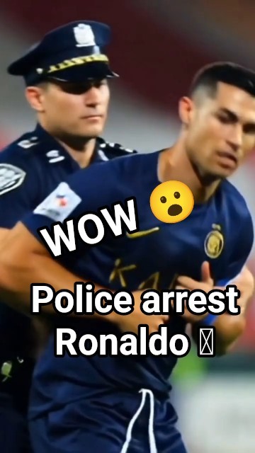 police arrest Ronaldo 🥹 #football #ronaldomatch #ai #100kvews - YouTube