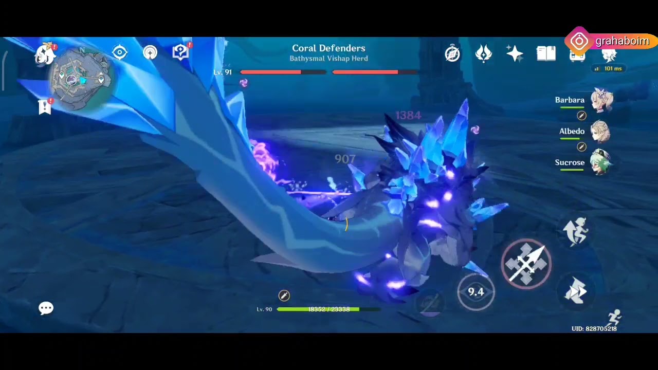 Genshin Impact 2.4 Enkanomiya - Bathymal Vishap Boss Location(For ...