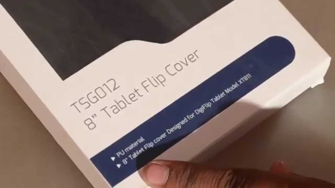 DigiFlip Flip Cover for Digiflip Pro XT811 UNBOXING and OVERVIEW - YouTube