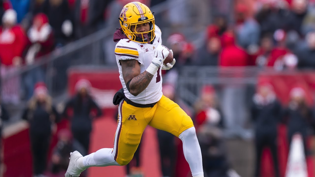 Darius Taylor 2024 Minnesota Football Highlights - YouTube