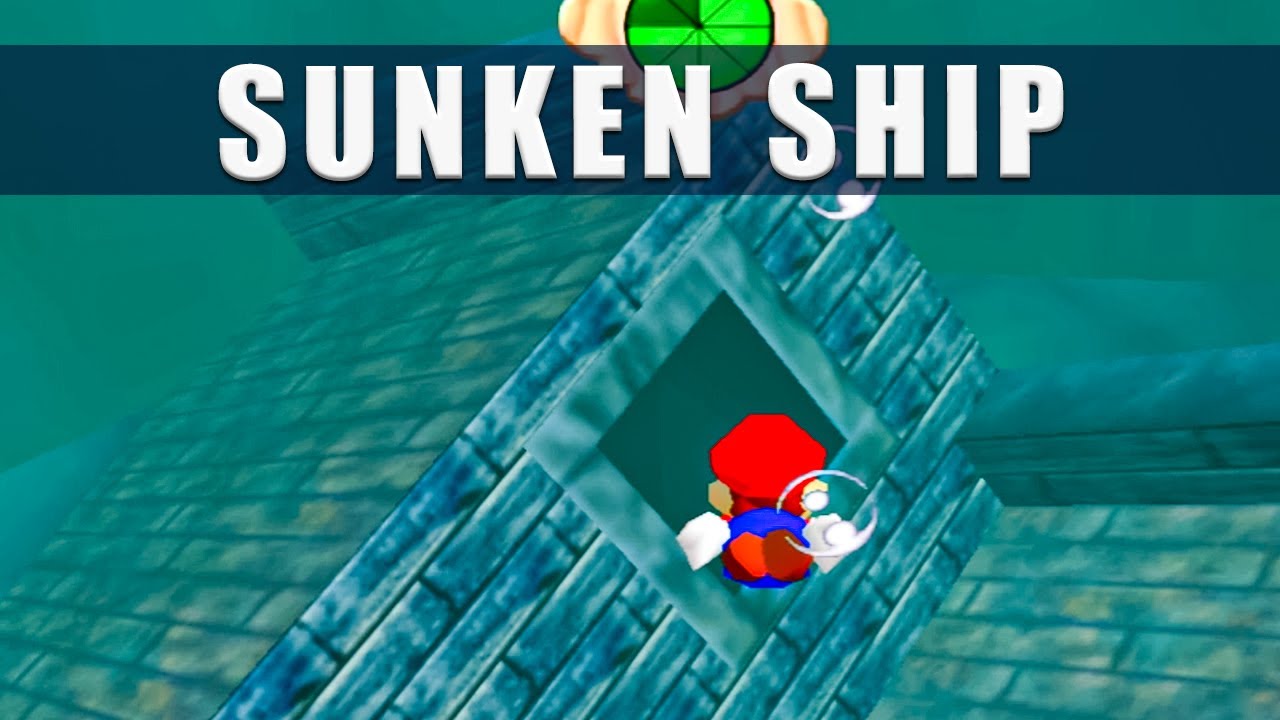 Super Mario 64 Switch Plunder in the Sunken Ship Eel, Course 3 Jolly ...