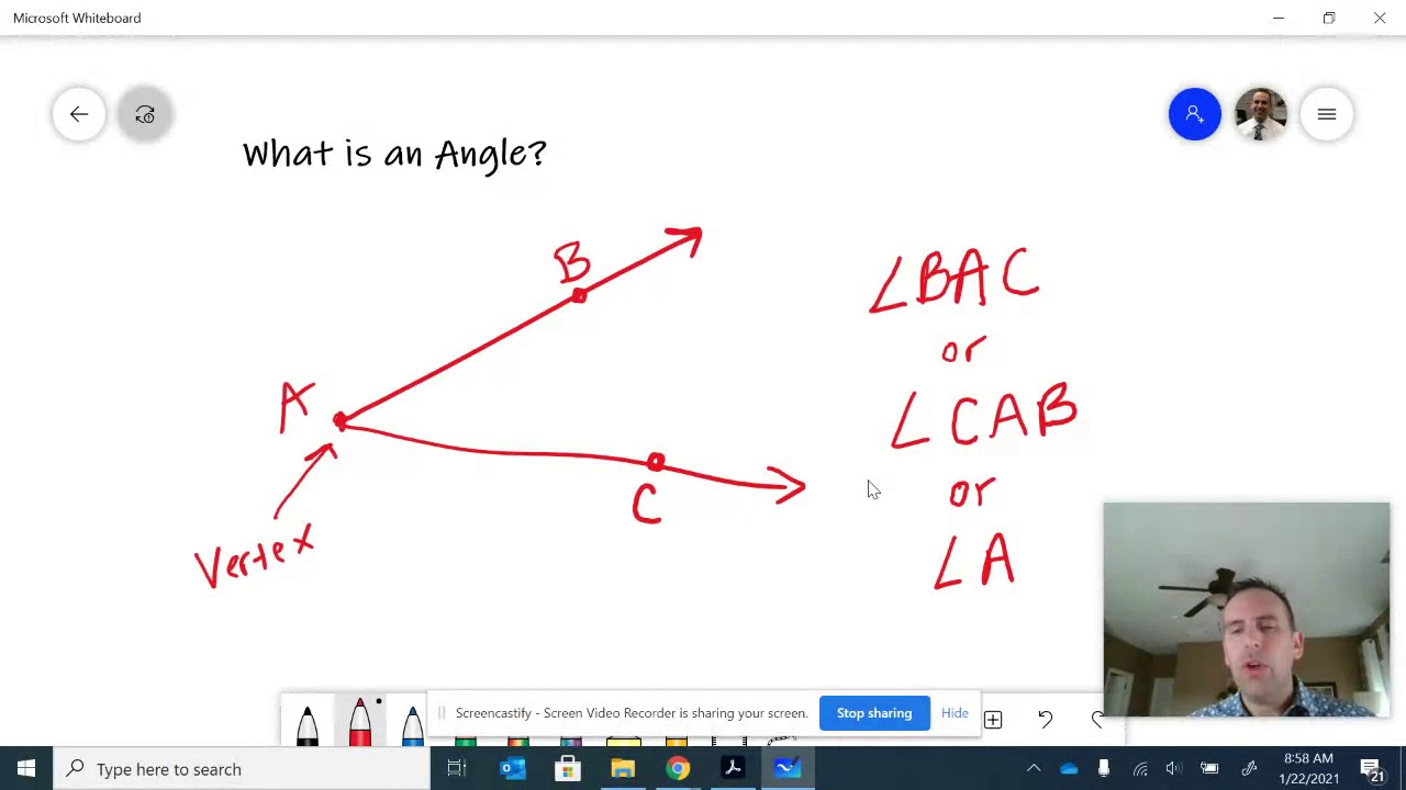 Geometry Lesson 14: What is an Angle? - YouTube