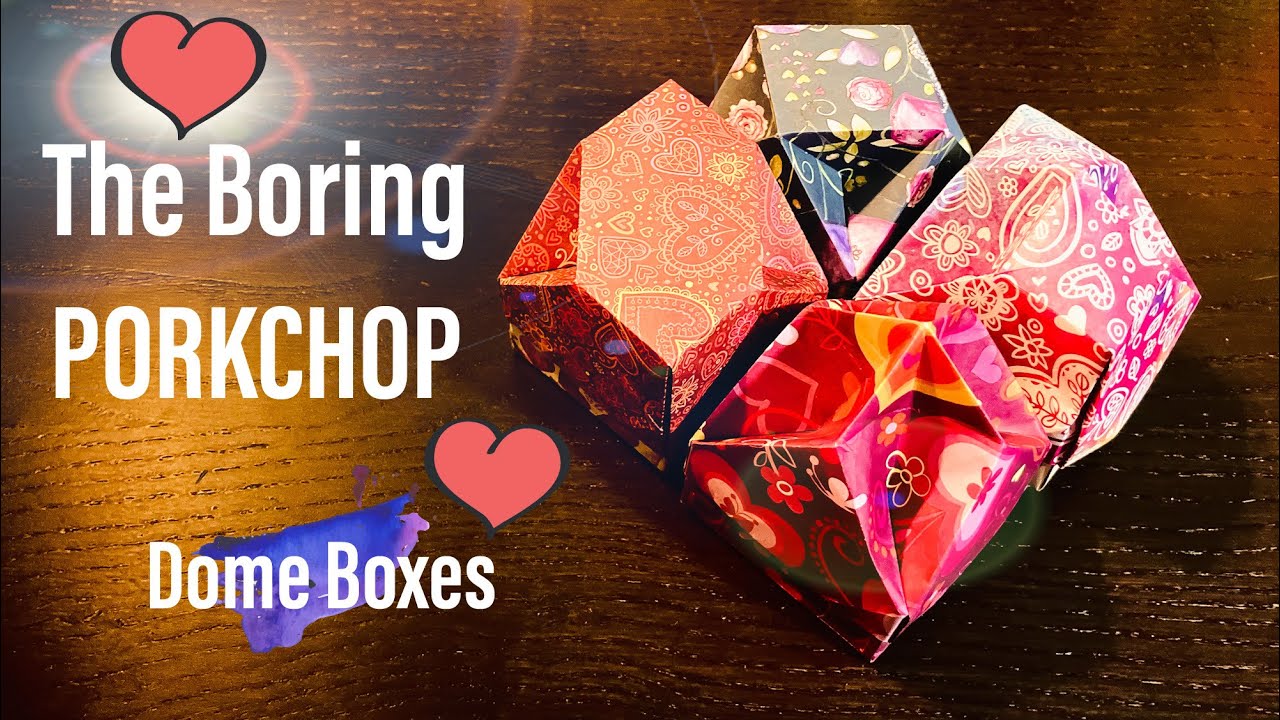 #StayHome How to make a DIY Origami Dome Boxes #WithMe - YouTube
