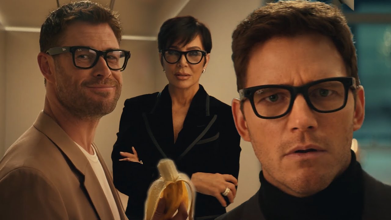 Ray Ban Meta Ai Glasses Super Bowl Commercial 2025 ft Chris Hemsworth, Chris Pratt, and Kris ...