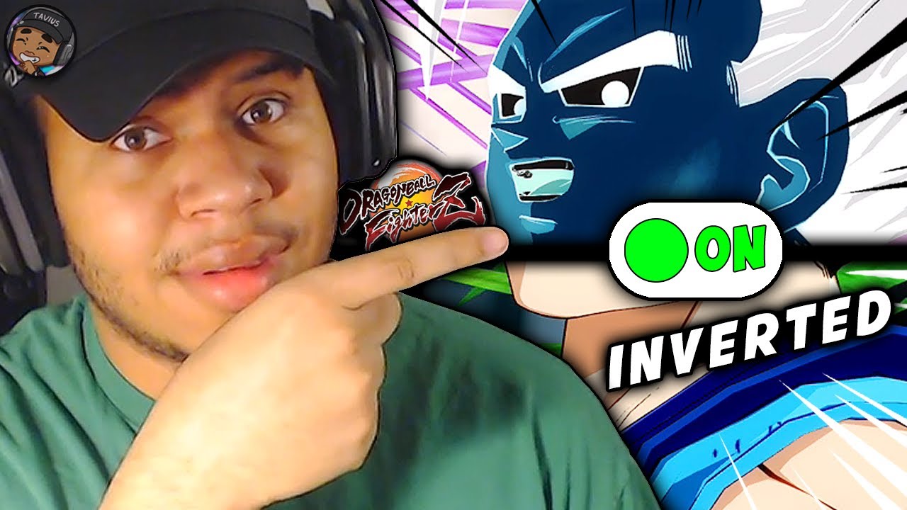 DBFZ IN INVERTED COLOR SETTINGS! [R.I.P. EYES EDITION] - YouTube