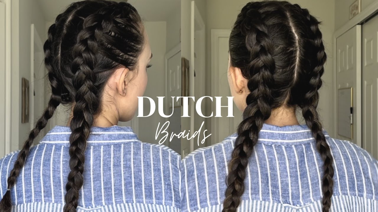 EASY DUTCH BRAID TUTORIAL - YouTube