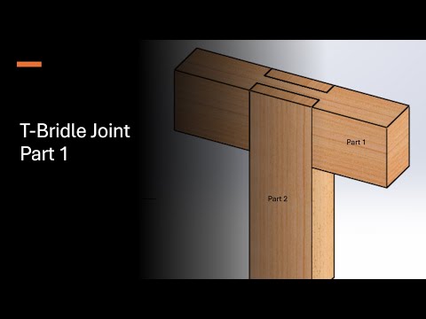 T- Bridle Joint - Part 1 - YouTube
