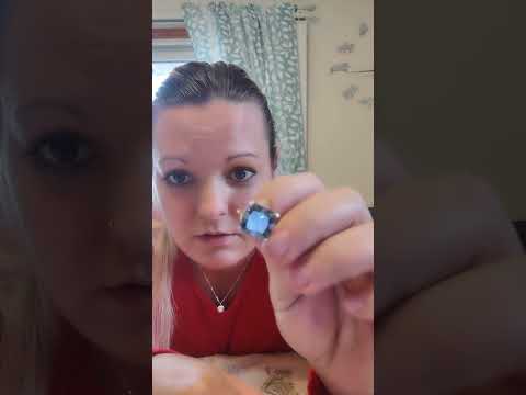 Jovovasmile on AliExpress! VERY RARE vivid blue moissanite in 13 mm square radiant cut!