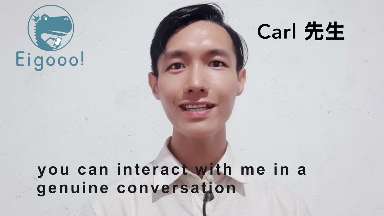Eigooo!teacher Carl self introduction - YouTube