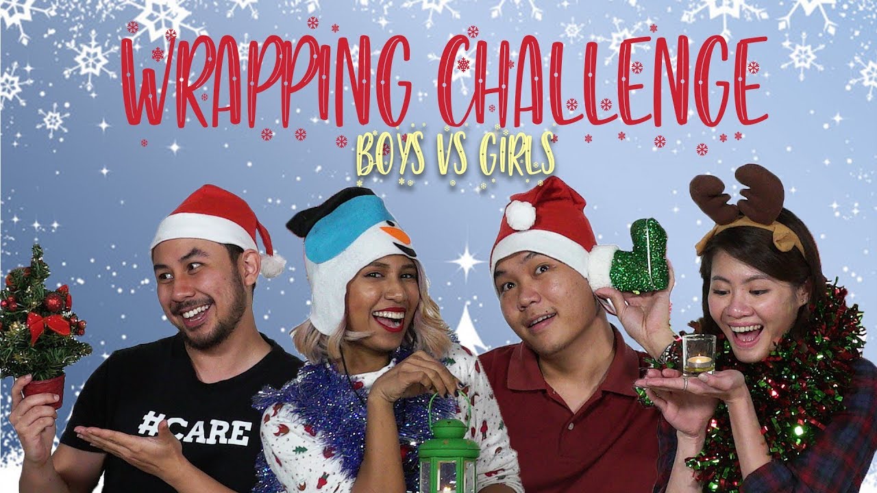 Wrapping Challenge : Christmas Edition | SAYS Challenge - YouTube