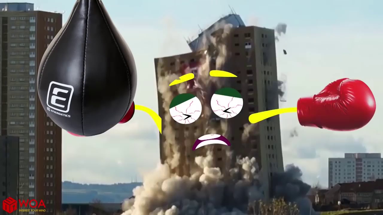 Extreme Dangerous Building Demolition Skills | Doodles and Heavy ...