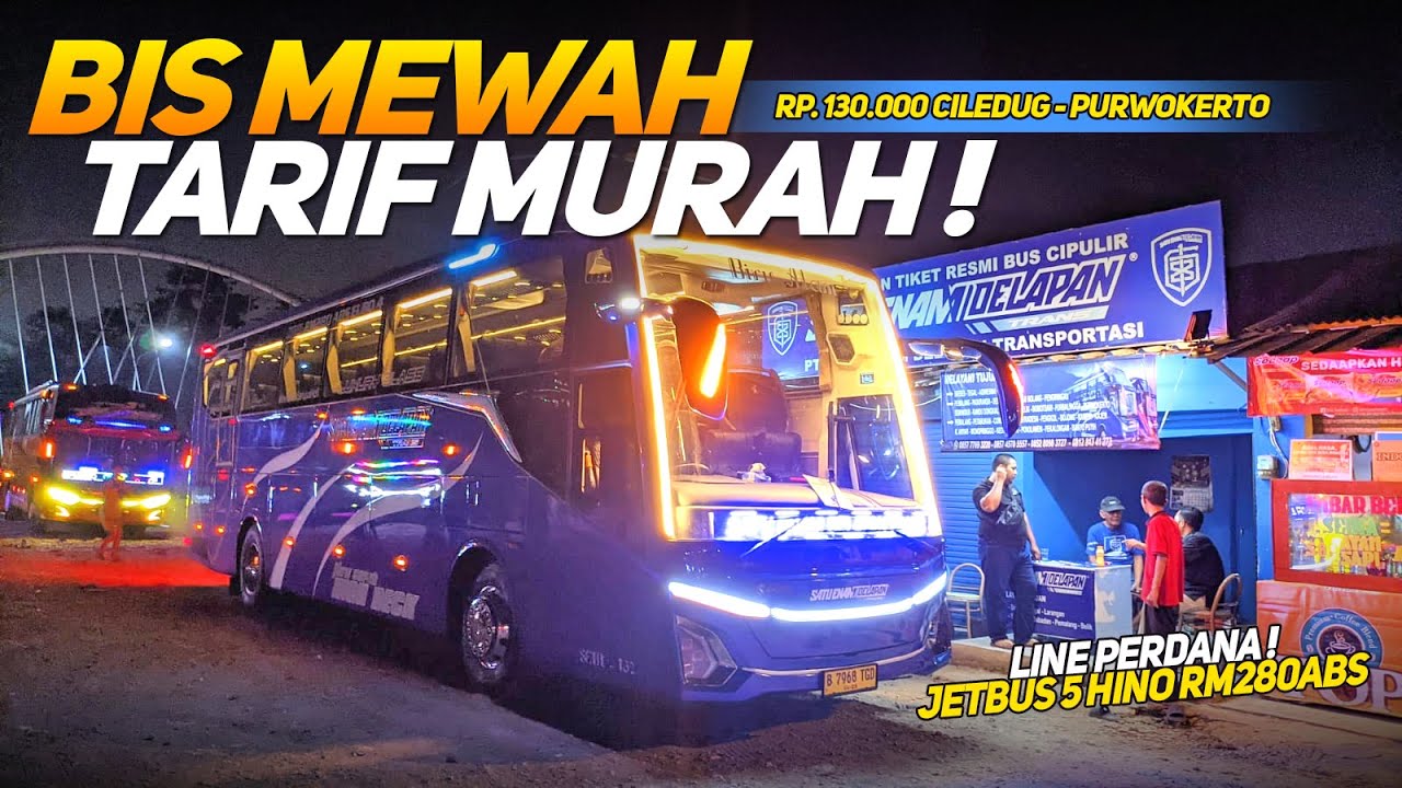JETBUS 5 PERTAMA DI CIPULIR‼️LINE PERDANA PO. SATU ENAM DELAPAN TRANS ...