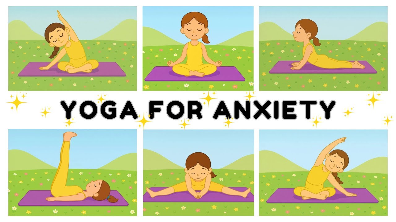 Calming Yoga for Kids with Anxiety | Gentle Poses for Relaxation and ...