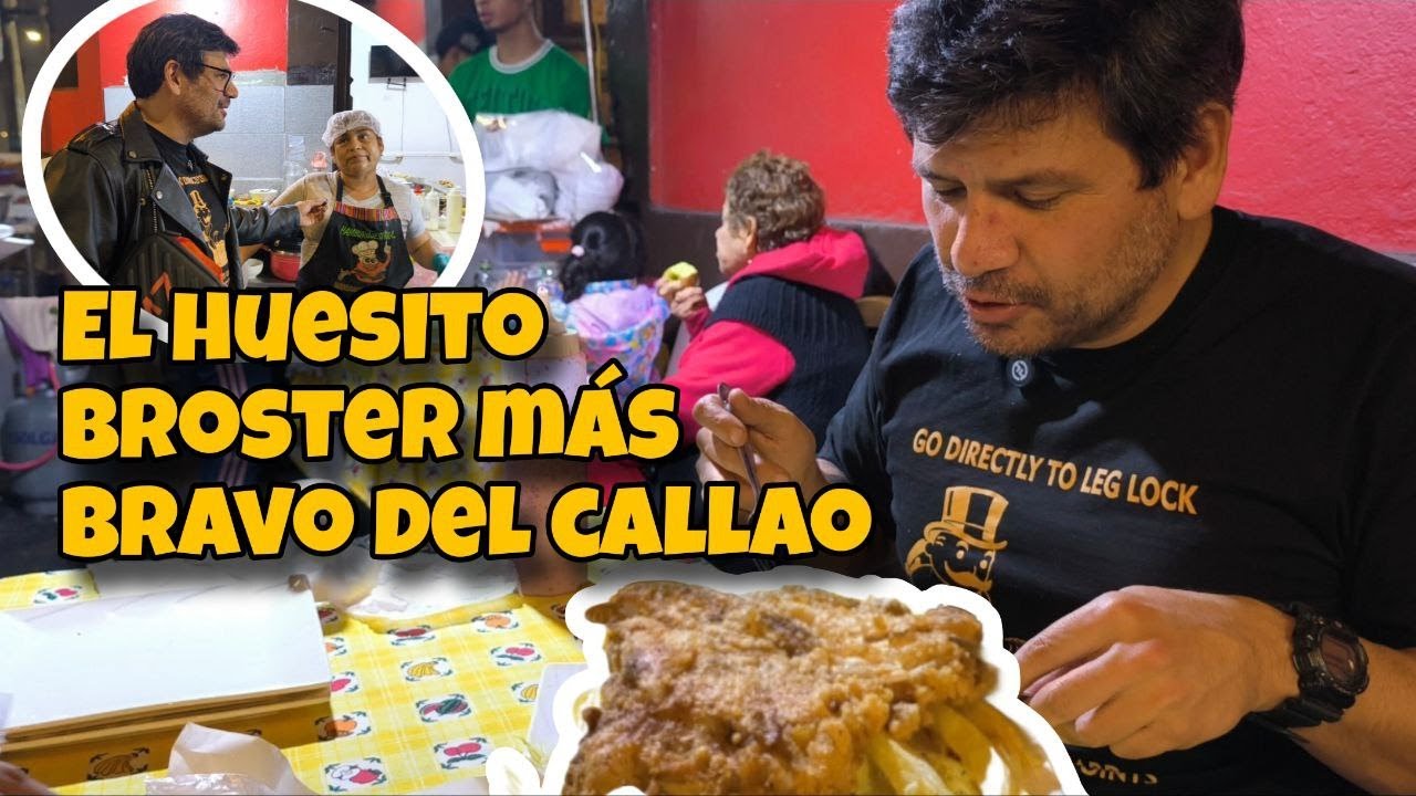 Un huesito broster bien chalaco, Donde Lizzet - YouTube