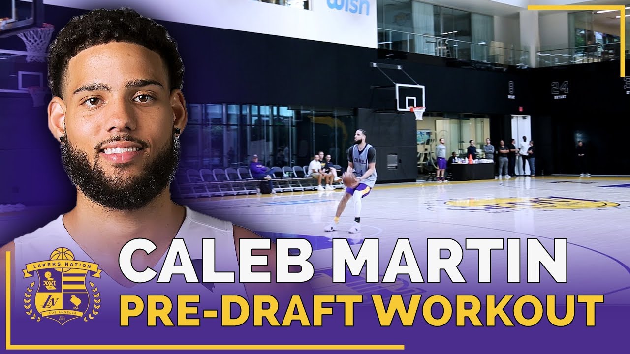 Lakers Pre-Draft Drill: Nevada Forward Caleb Martin - YouTube