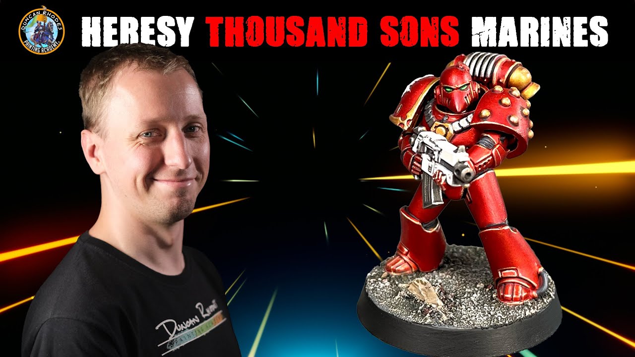 How to paint Heresy era Thousand Sons Space Marines for Warhammer ...