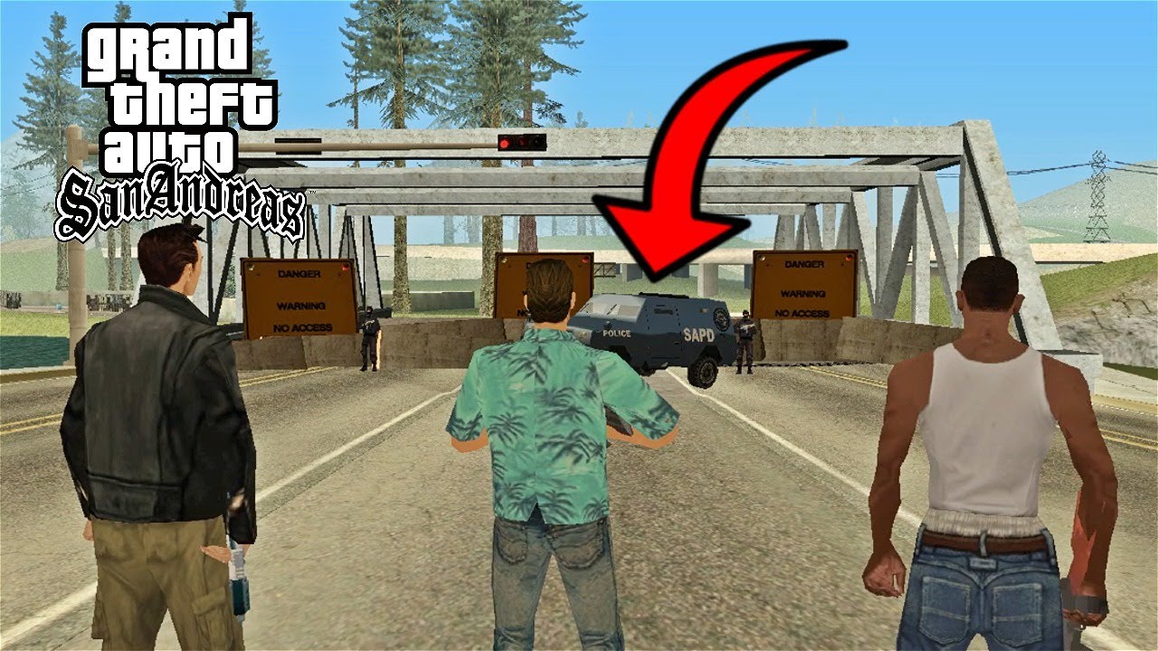 How To Cross Closed Bridges In The Beginning Of The Game? - GTA San ...