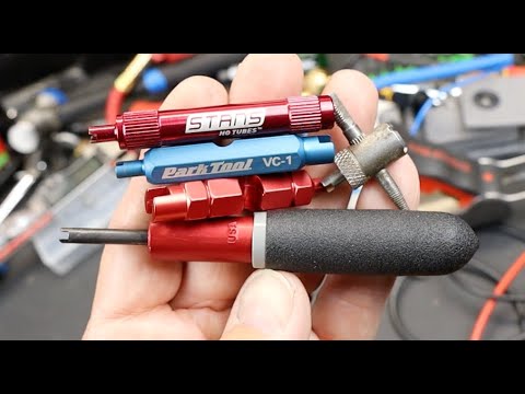 Lisle Valve Core Torque Tool: 4 inch-pounds of valve core precision. Park Tools, Stan's, and Cheap!