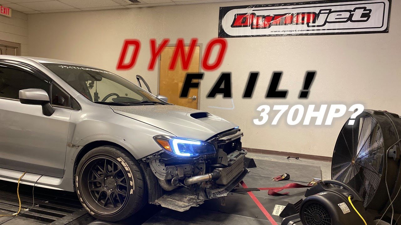 DYNO FAIL! Dyno tuning my 2017 WRX for 370HP! (Road to 400HP) - YouTube
